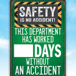 Safety is No Accident Caution and Warning Sign, Safety Signage for ...