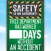 Safety is No Accident Caution and Warning Sign, Safety Signage for ...