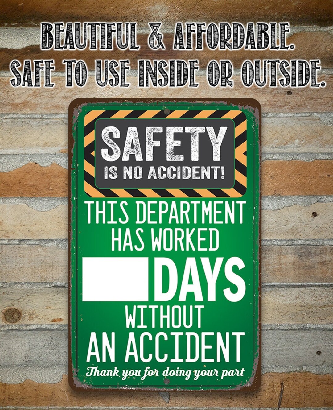 Safety is No Accident Caution and Warning Sign, Safety Signage for ...