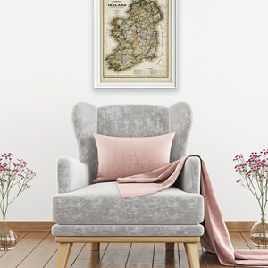 Canvas 1844 Ireland Map Choose Unframed Poster or Canvas Great Vintage ...