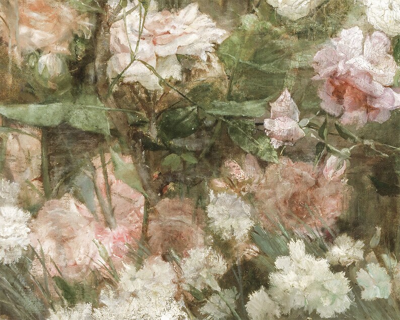 Rose Spring Season Landscape Oil Painting Download Cool - Etsy