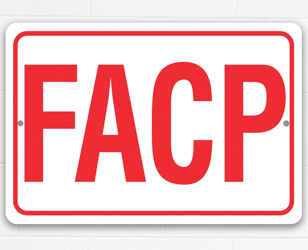 Tin-fire Alarm Control Panel FACP Sign-metal Sign-8x12/12x18indoor ...