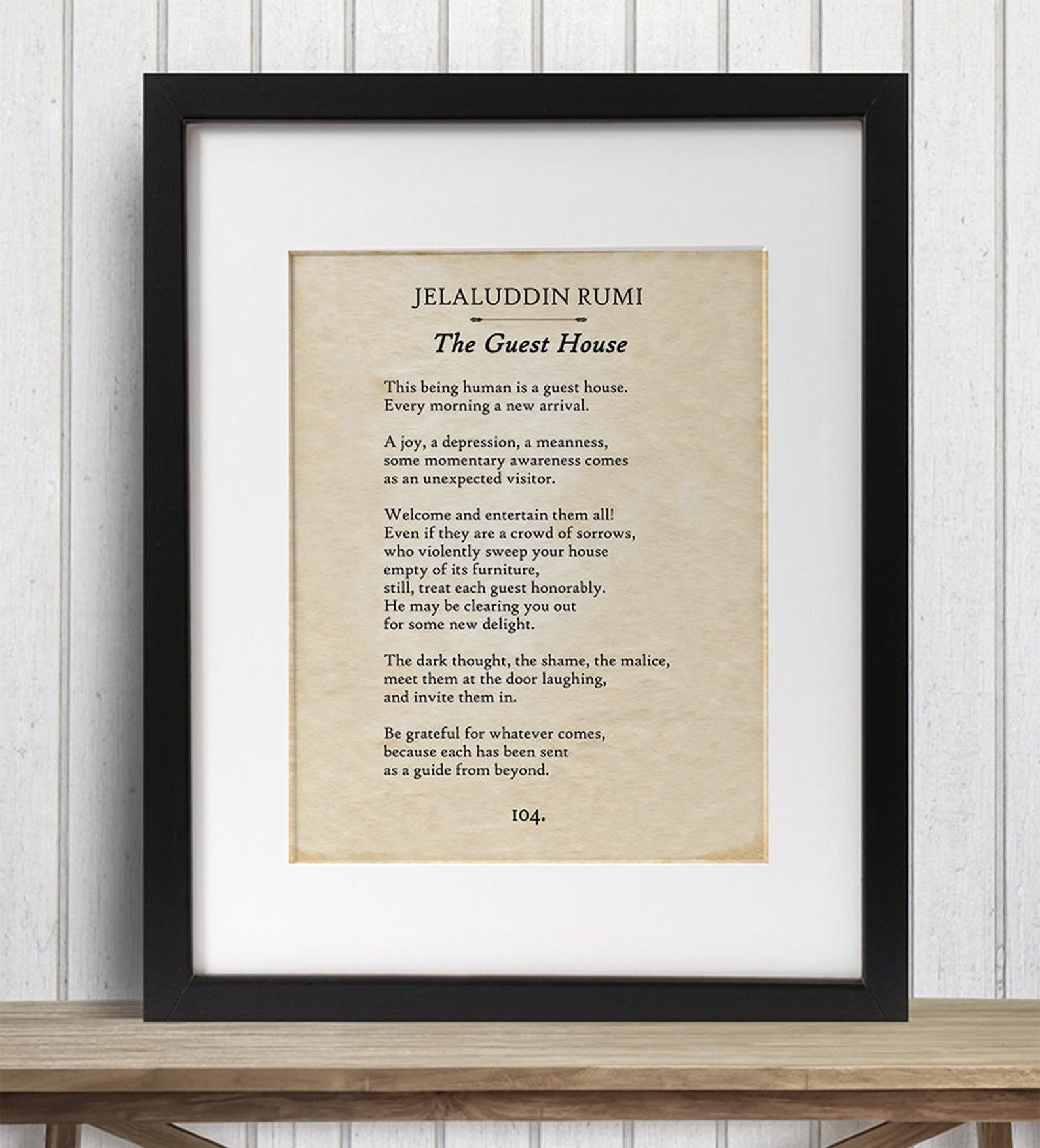 Instant Digital Download jelaluddin Rumi-the Guest - Etsy