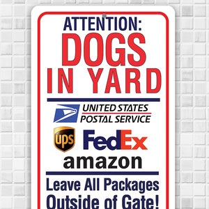 Metal Sign Postal Sign 8x12 or 12x18 - Etsy