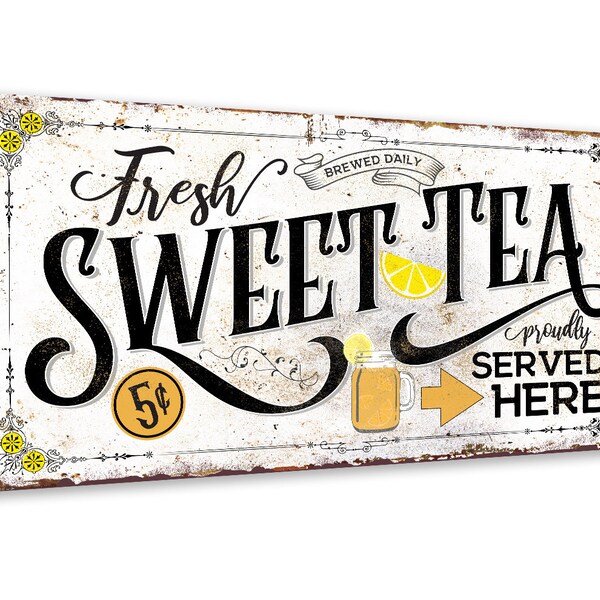 Sweet Tea Sign - Etsy