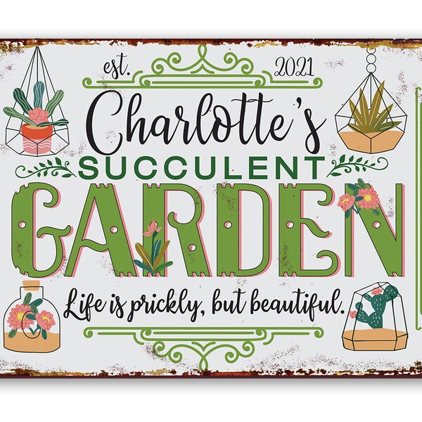 Succulent Garden - Etsy