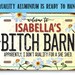 Personalized Bitch Barn Metal Sign 8x12 or - Etsy