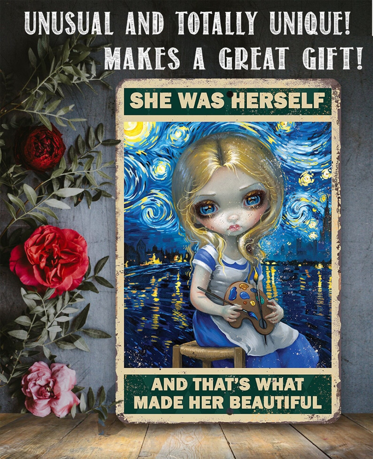 Strangeling She Was Herself 8 X 12 or 12 X - Etsy