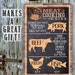 Sign Meat Temperatures Meat Cooking Guide 8 X 12 or 12 X 18 Aluminum ...