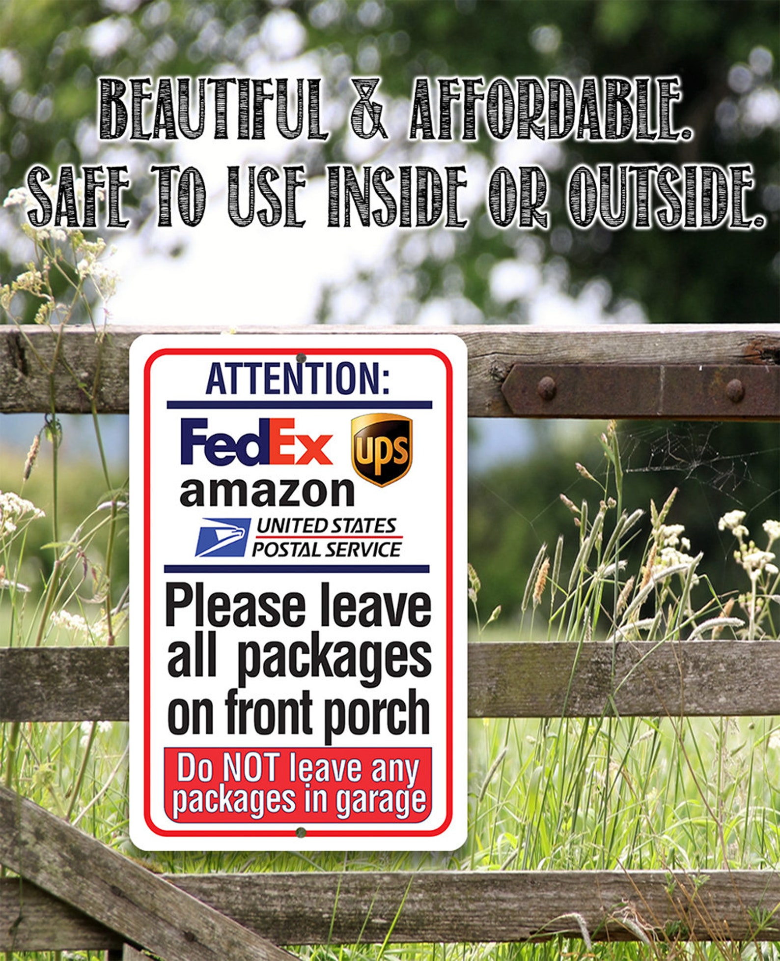 Tin-metal Sign Postal Sign 8x12 or | Etsy