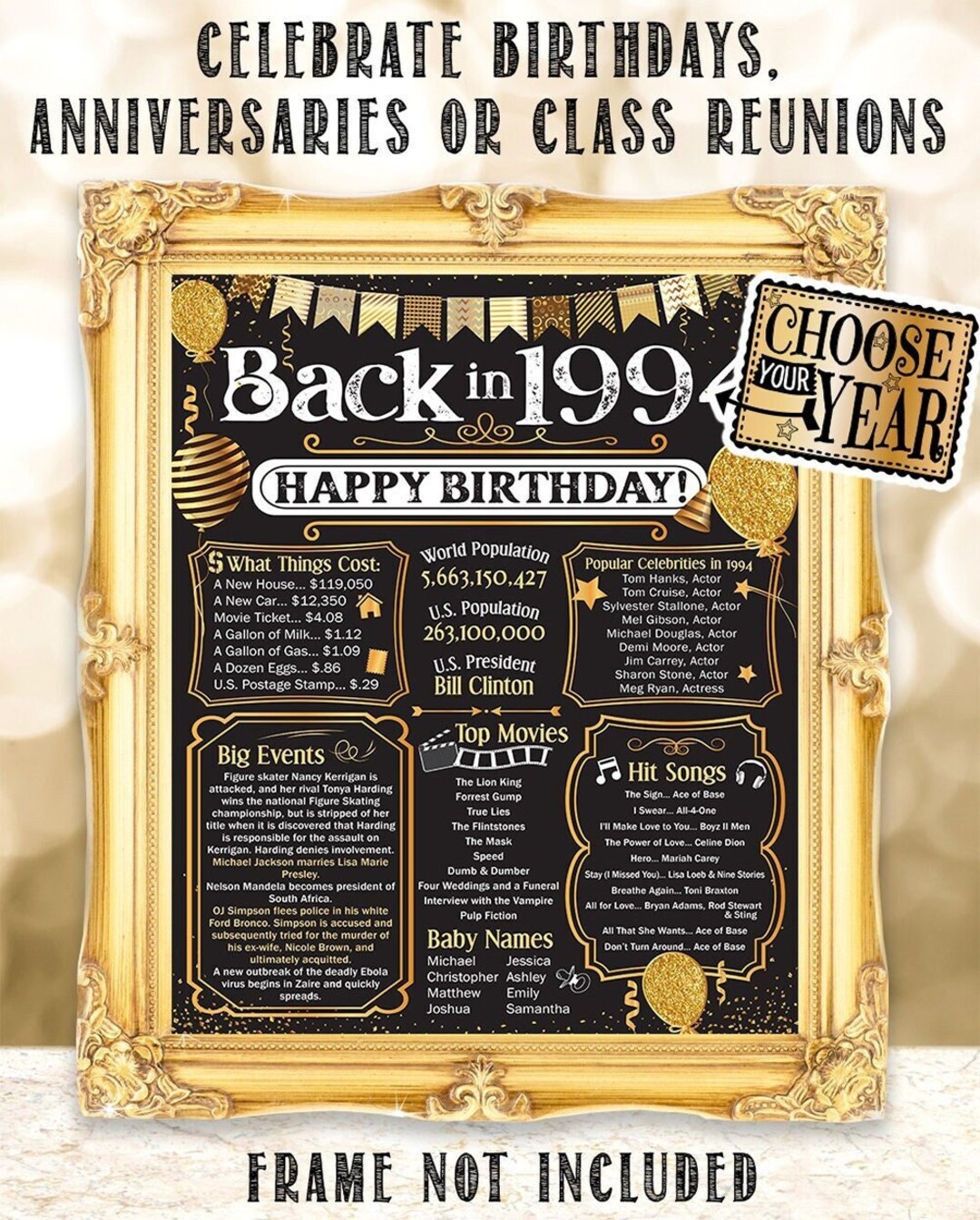 29th twenty-nine Birthday Party Decorations in Gold or Rose Gold ...