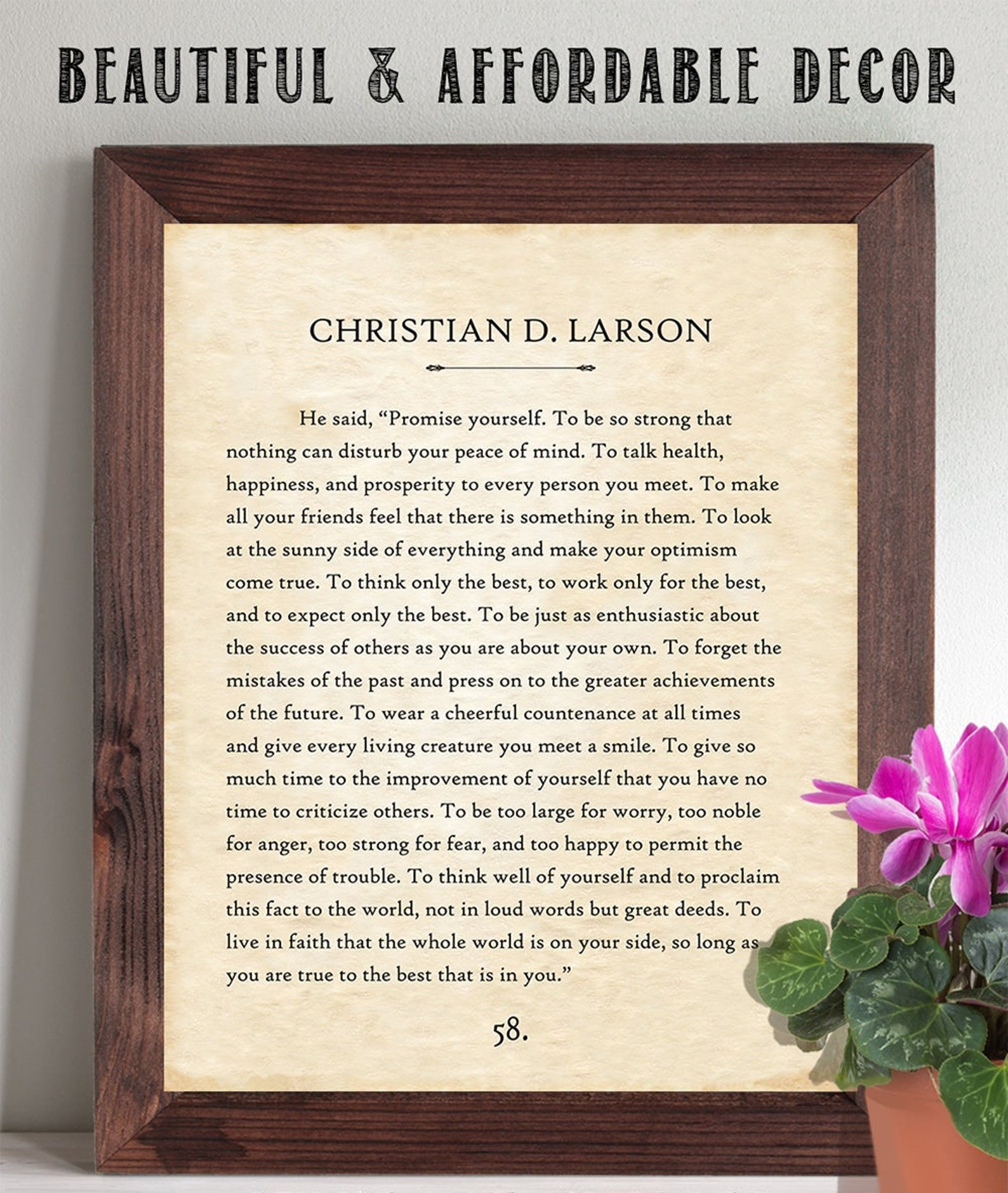 Instant Digital Download Christian D. Larson Promise - Etsy