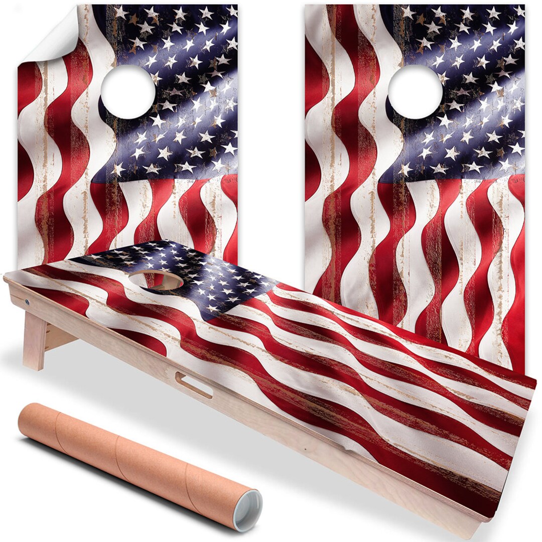 Cornhole Board Wraps & Decals for Board Set of 2 Corn Hole Decal,25 ...