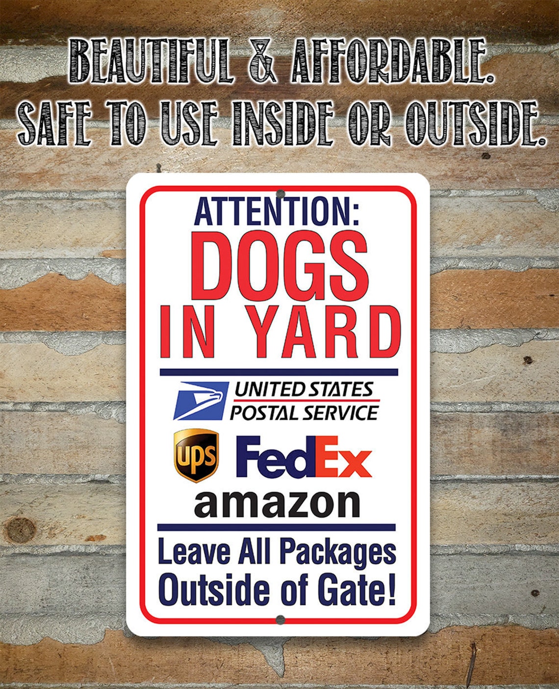 Metal Sign Postal Sign 8x12 or 12x18 | Etsy