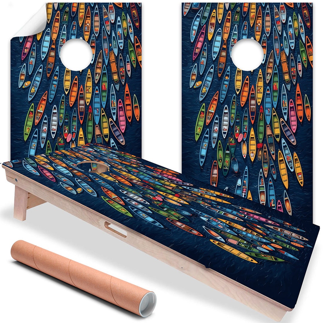 Cornhole Board Wraps and Decals for Boards Set of 2 Skins Professional ...