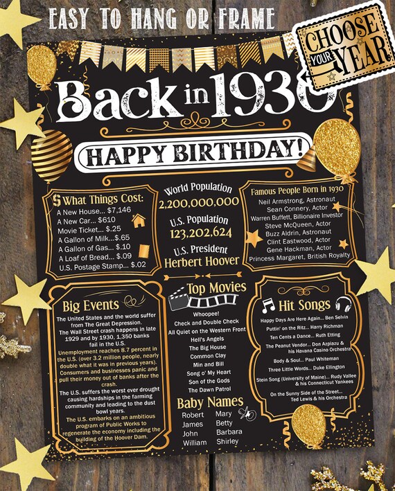 1930s Party Decorations