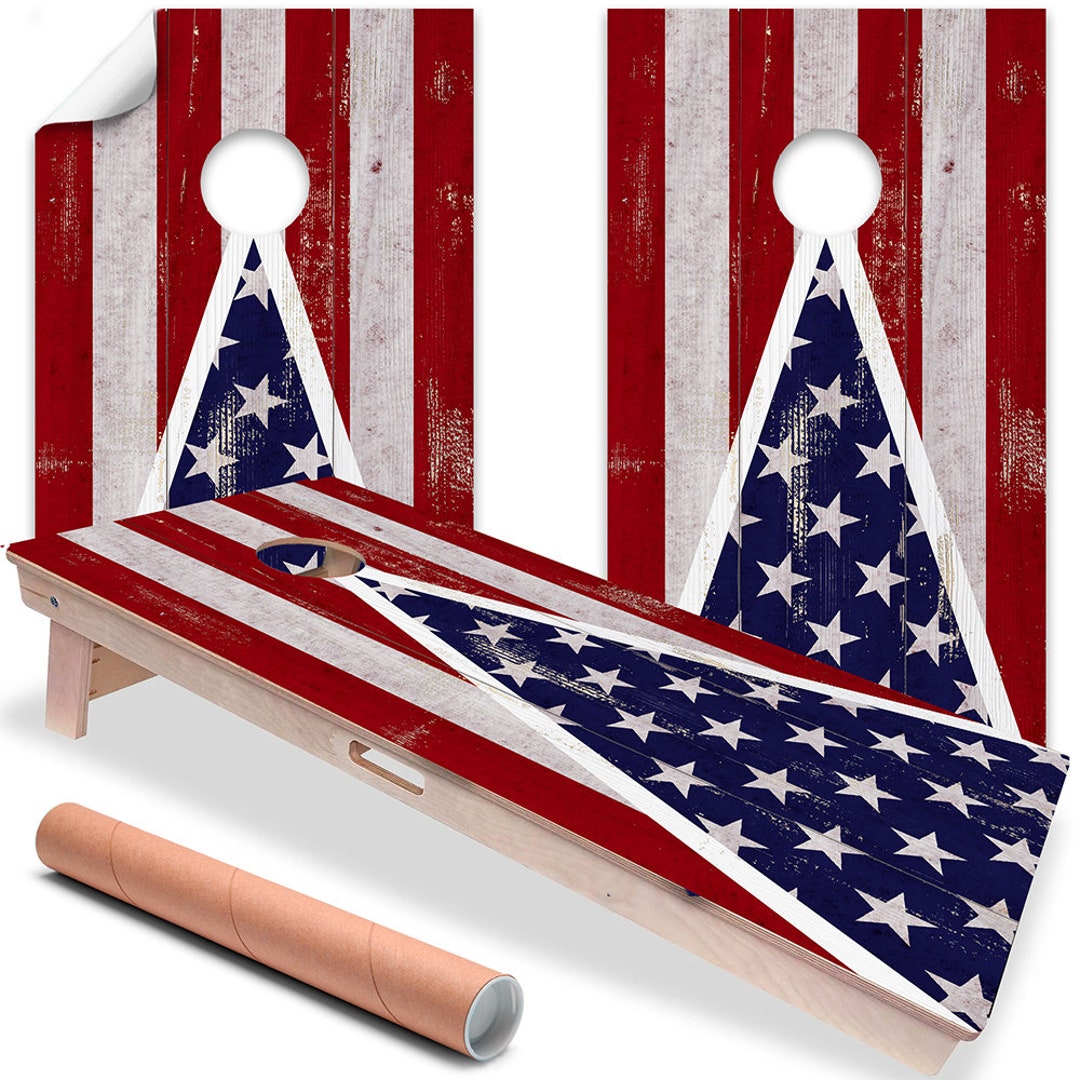 Cornhole Board Wraps & Decals for Boards Set of 2 Corn Hole Decal,25 ...