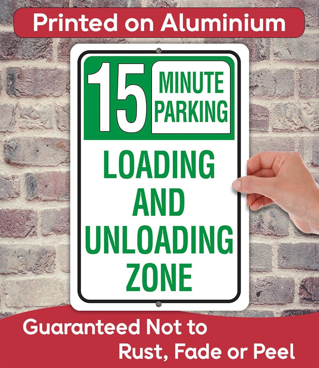 Tin 15 Minute Parking Loading Unloading Metal Sign 8x12/12x18indoor ...