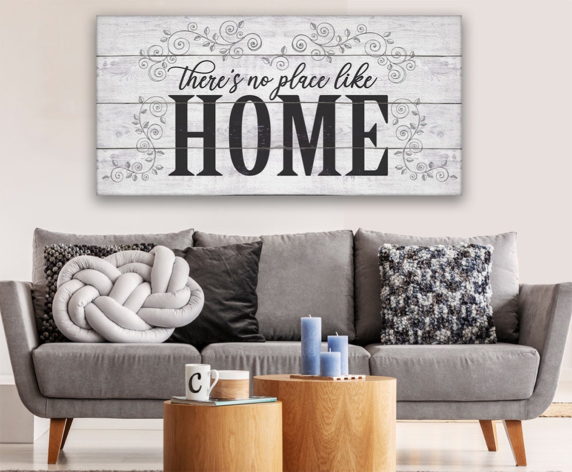 There's No Place Like Home-Large CanvasNot Printed on | Etsy
