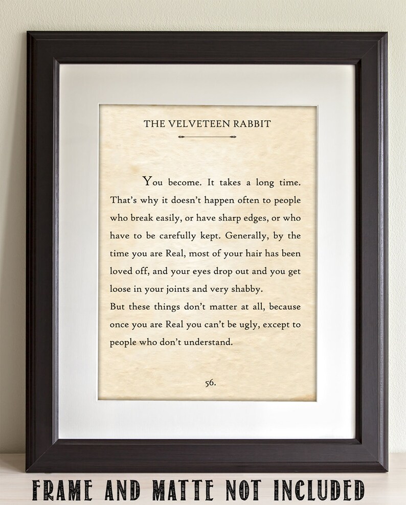 Instant Digital Download the Velveteen Rabbit Title - Etsy