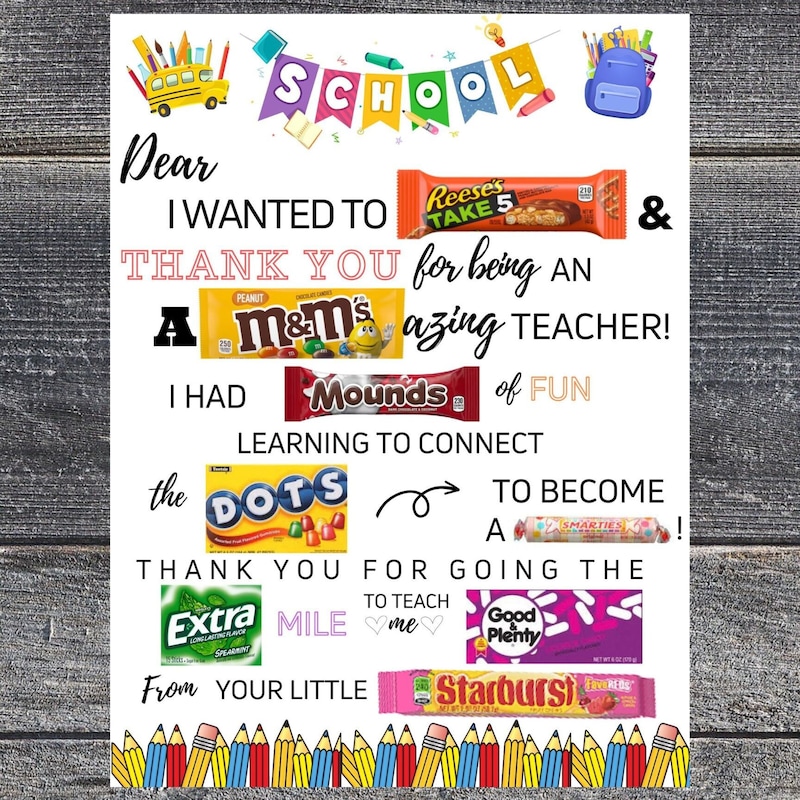 Candy Gram Poster - Etsy