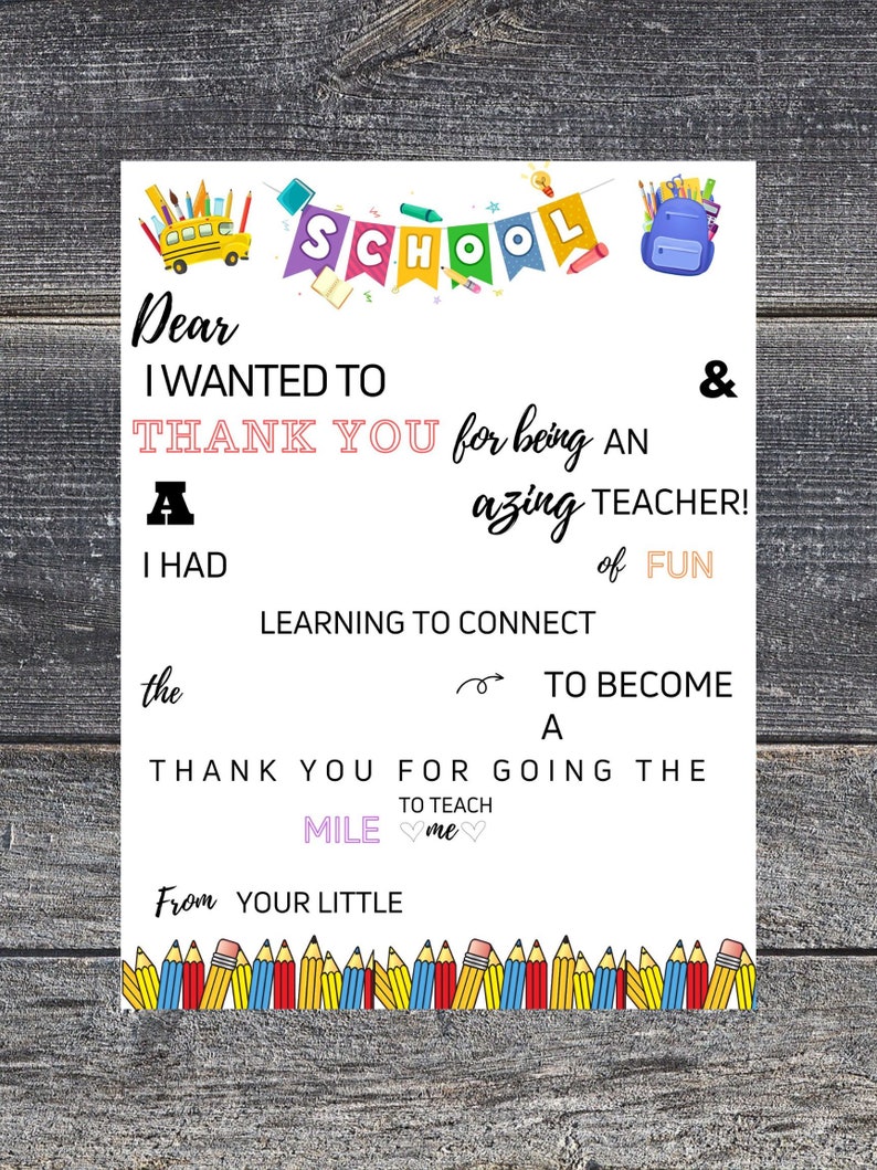 Teacher Candy Bar Poster, Teacher Appreciation, End of Year Teacher ...