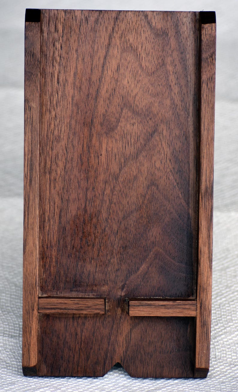 Desktop Walnut Phone Stand - Etsy