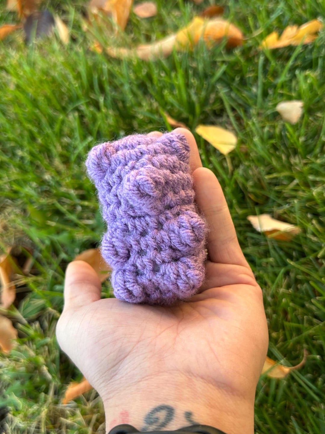 Crochet Pocket Gummy Bear - Pick Your Own Color! - Etsy