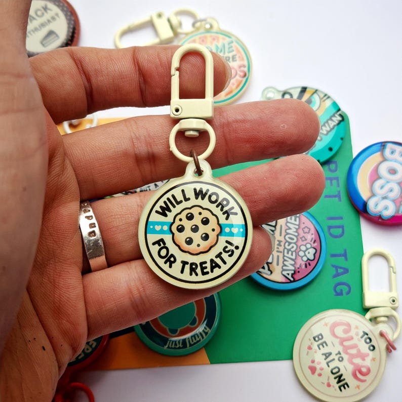Funny Personalized Pet Tags,cute Designs and Engraved Text Dog Tag ...