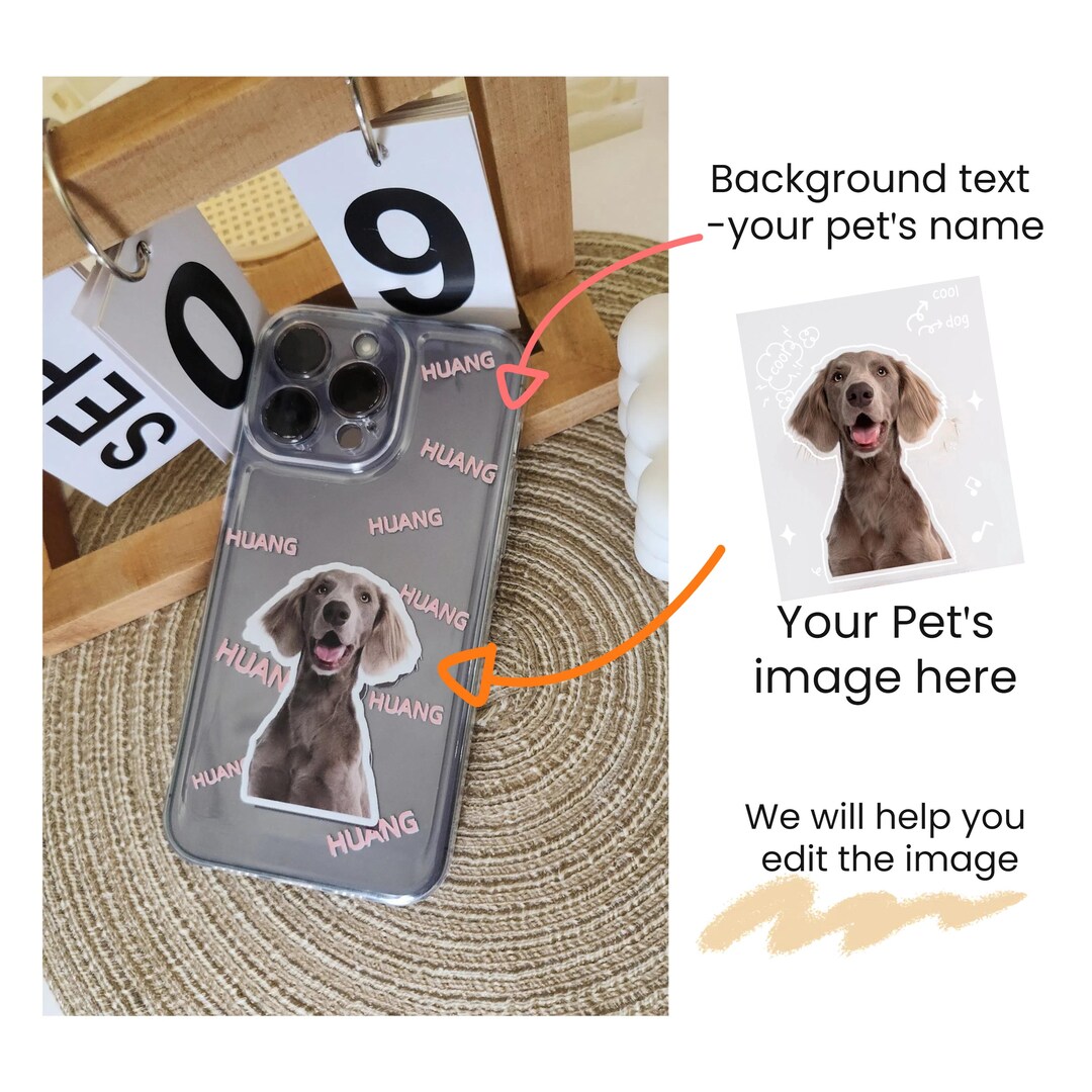 Custom Pet Phone Case Using Pet Photo,custom Phone Case,personalized ...