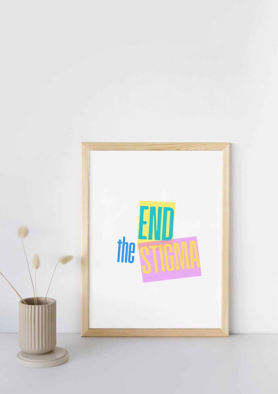 End the Stigma Poster. Instant Download - Can Be Printed in Two ...