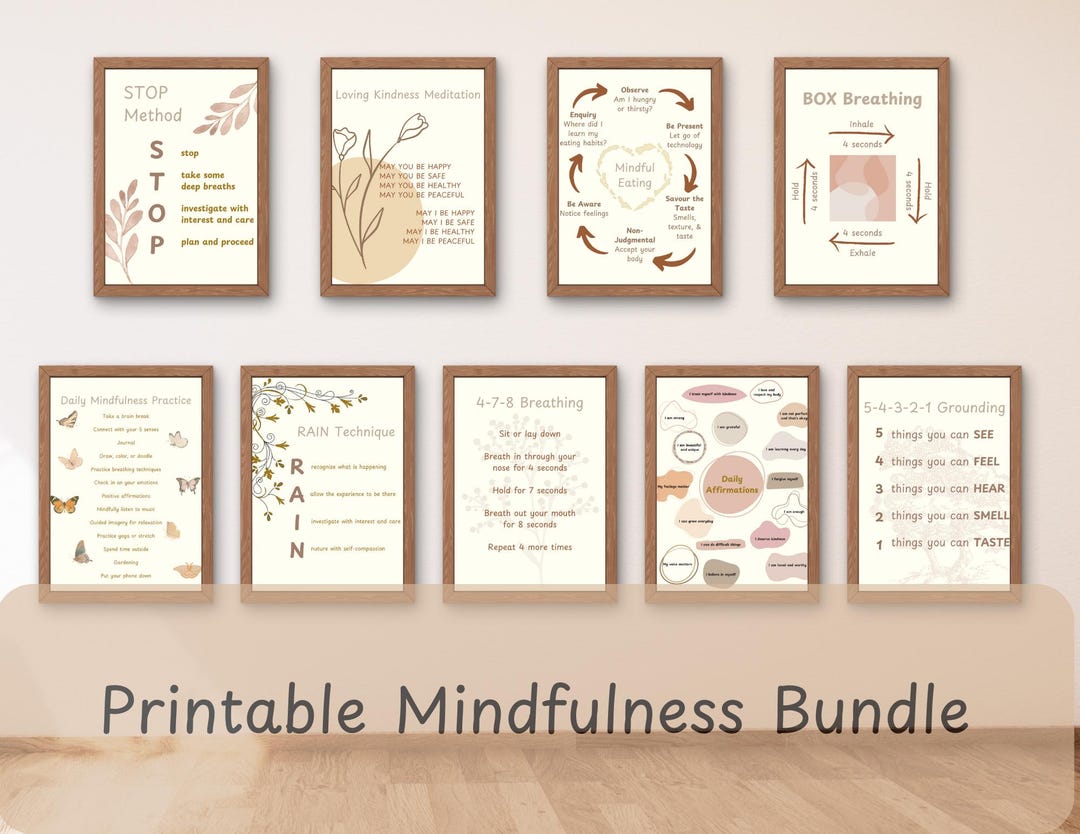 Mental Health Poster. Psychology Wall Art Prints. Therapy Décor. Counselor Office. Daily ...