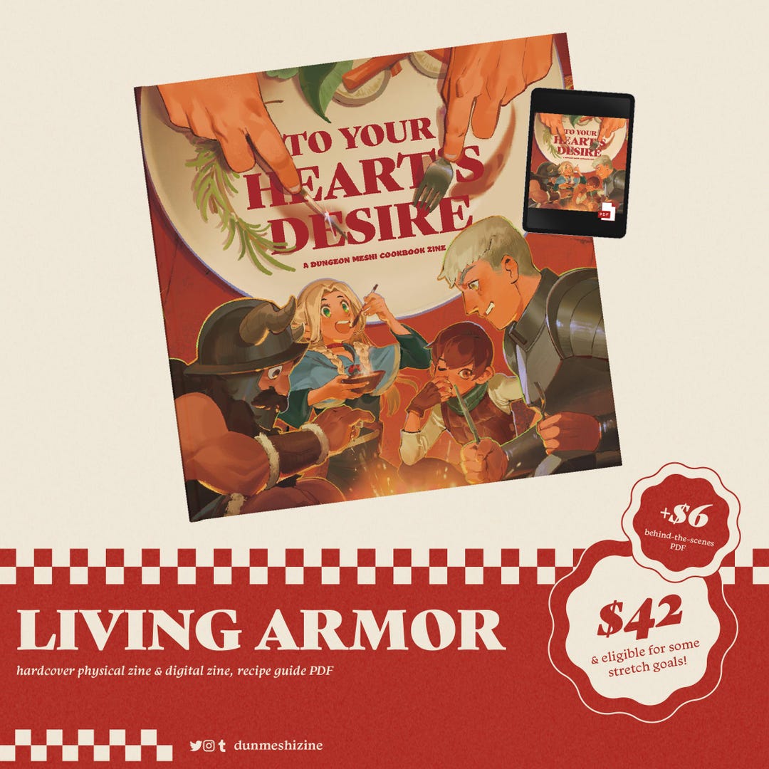 Physical Zine: Living Armor - Etsy