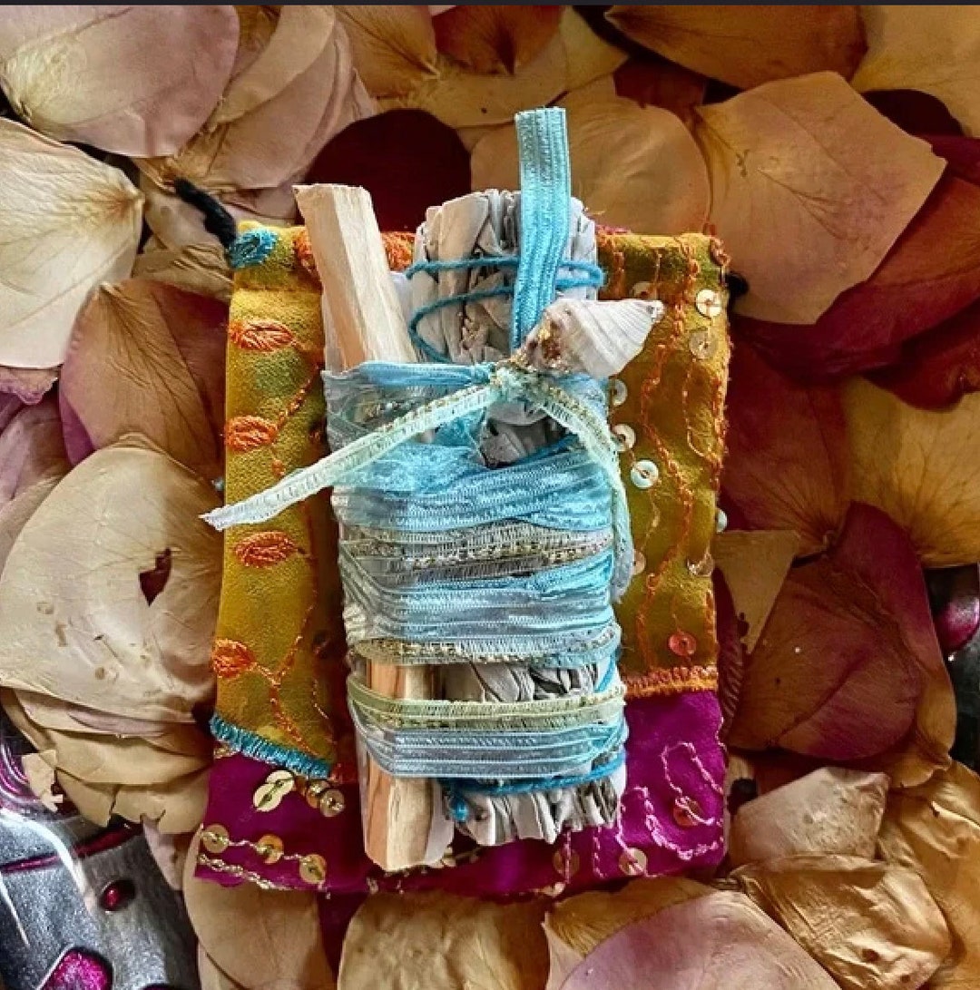 Beach Bundle Sage Gift, Wrapped Sage and Gift Bag, Magical Sage Bundle ...