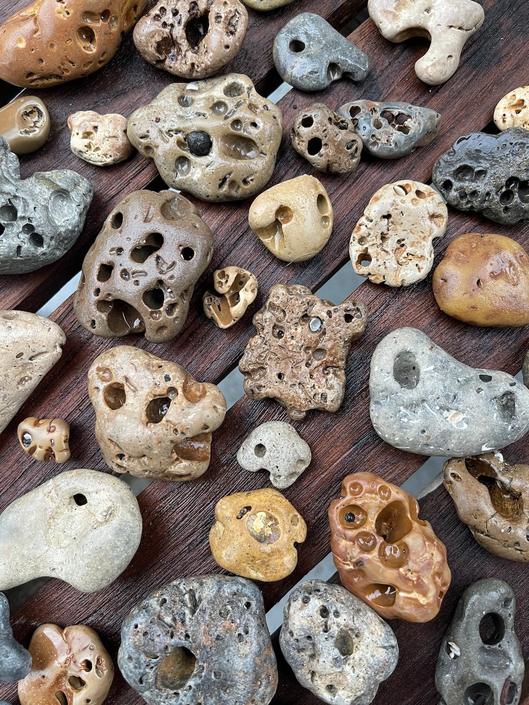 Natural Hag Stone: Sanibel Island Beach Find - Protection Amulet ...