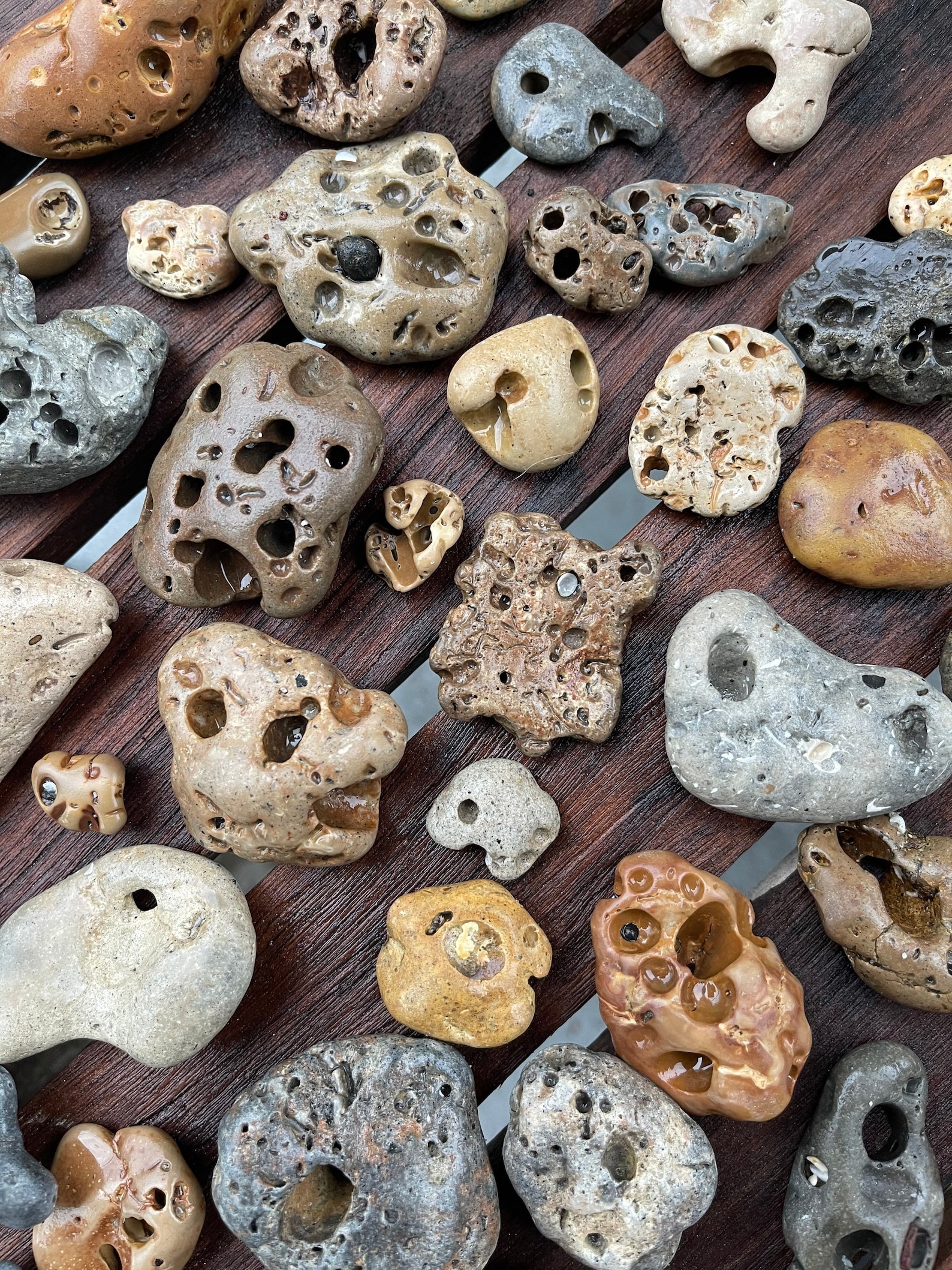 Natural Hag Stone: Sanibel Island Beach Find - Protection Amulet ...