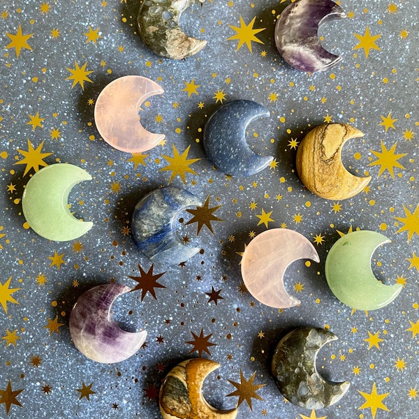 Crescent Moon Slices - Etsy