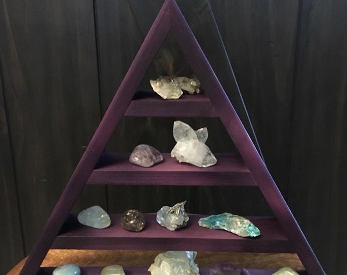Amazing Magical Purple Triangle Shelf Limited Edition - Etsy