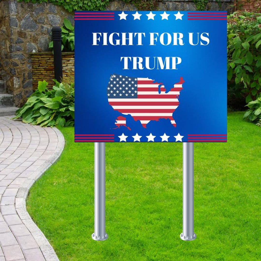 Donald Trump 2024 Yard Sign Trump Republican Party Vote Trump for USA ...