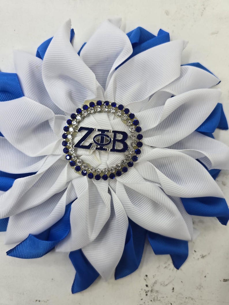 Zeta Phi Beta Corsage Pin - Etsy