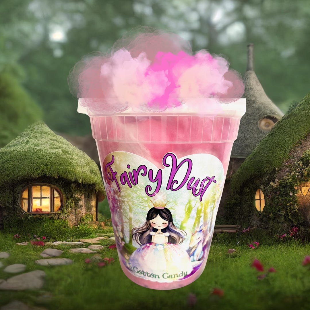 Fairy Dust Cotton Candy Fairies Theme Party Cotton Candy Fairy Theme ...