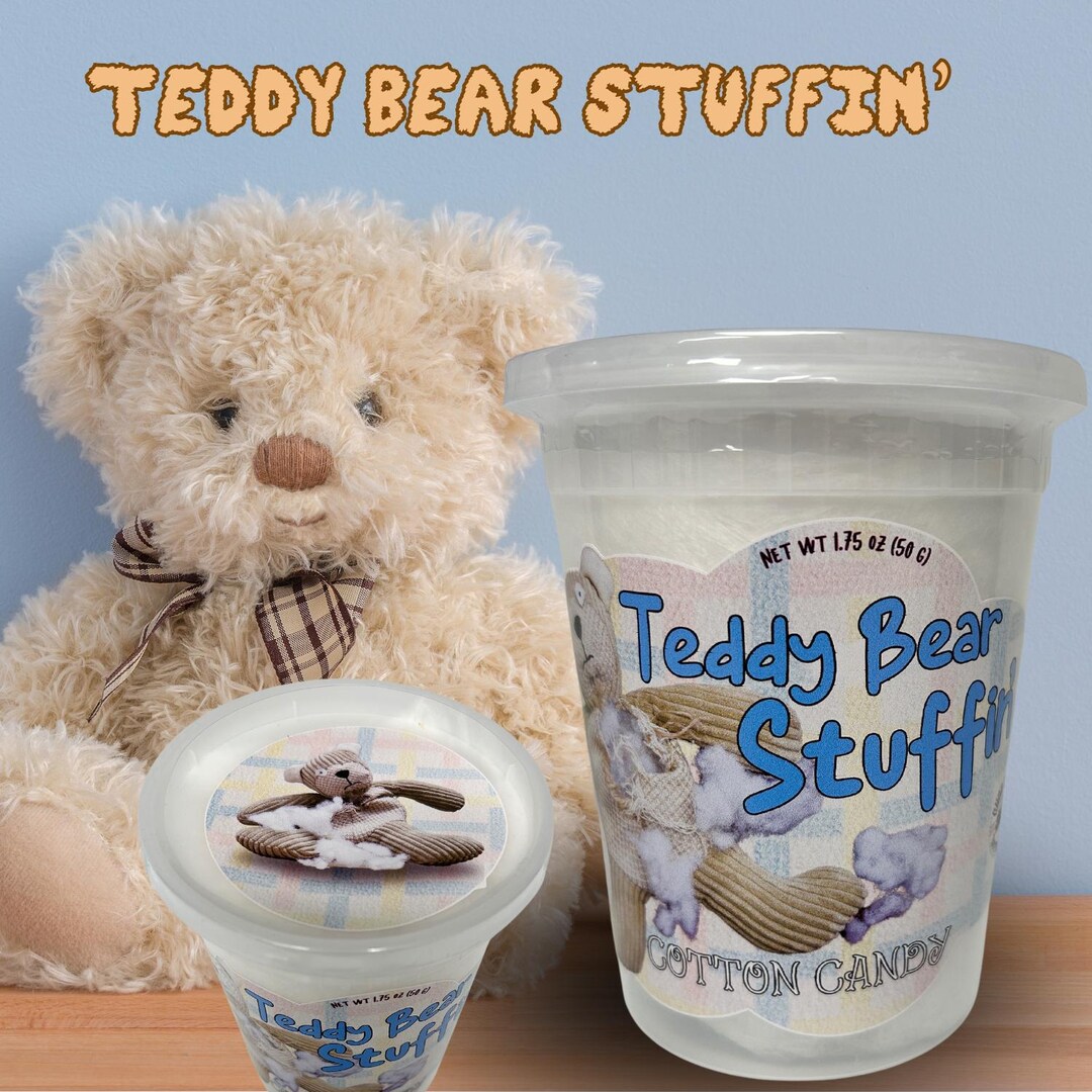 Teddy Bear Cotton Candy Teddy Bear Stuffing Teddy Bear Lovers Cotton ...