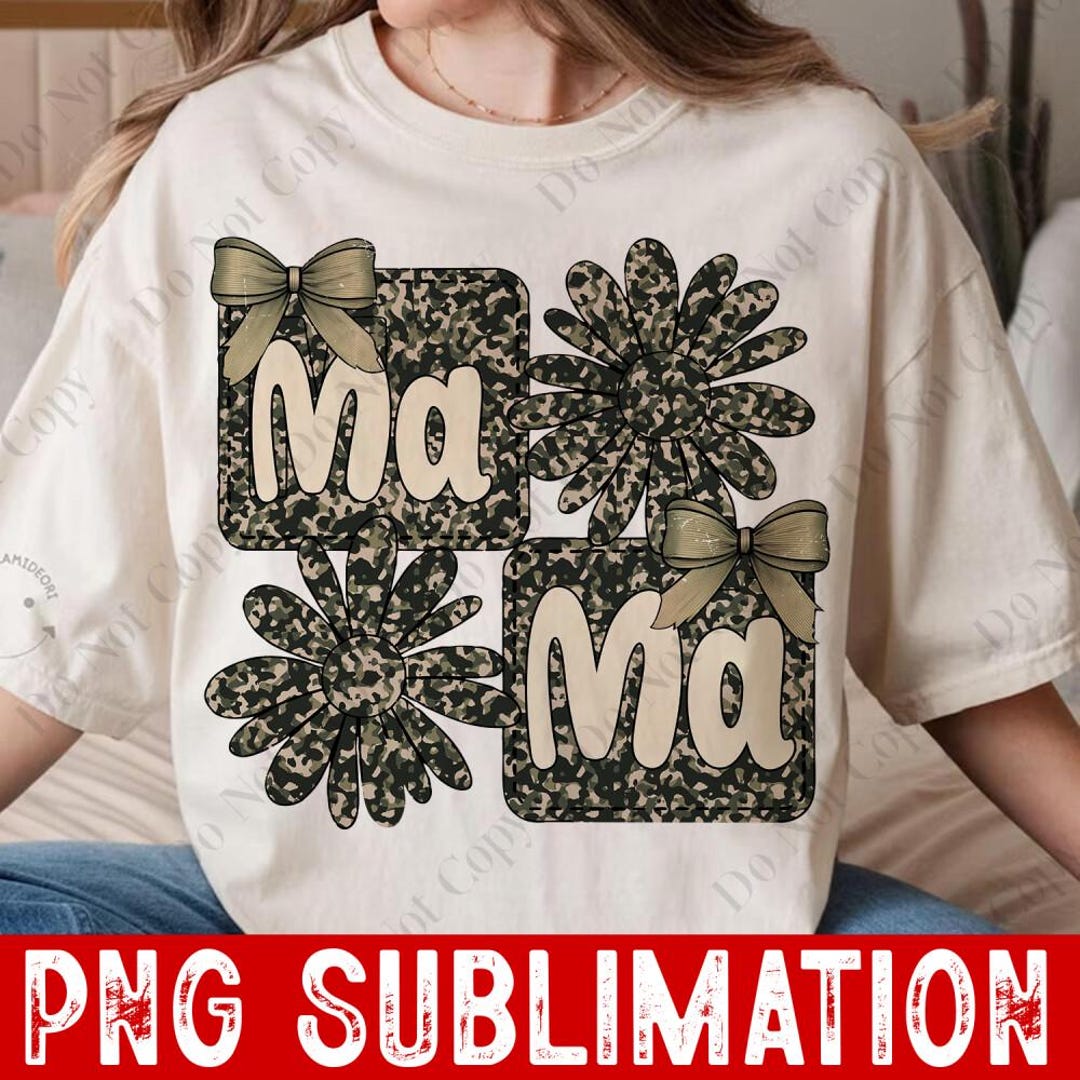 Camo Mama Png, Military Wife Sublimation Png, Camo Print Mom Png, Mom ...