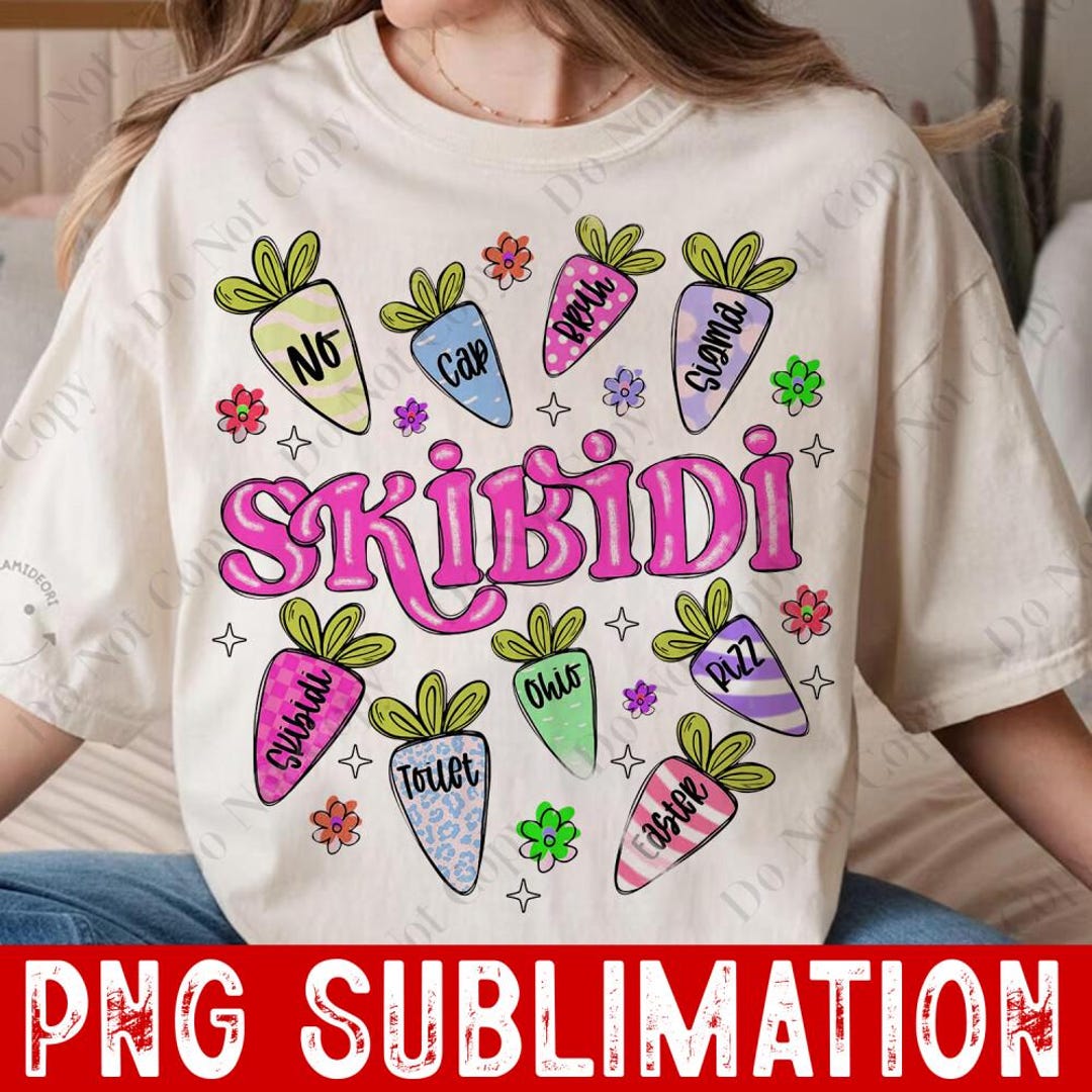 Skibidi Easter Rizzler Png, Easter Eggs, Gen Alpha Slang Easter Png ...