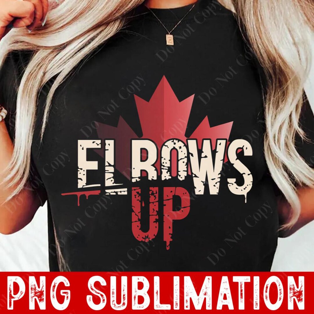 Elbows up Hockey Beaver Png, True North Strong and Free Proud Canadian ...