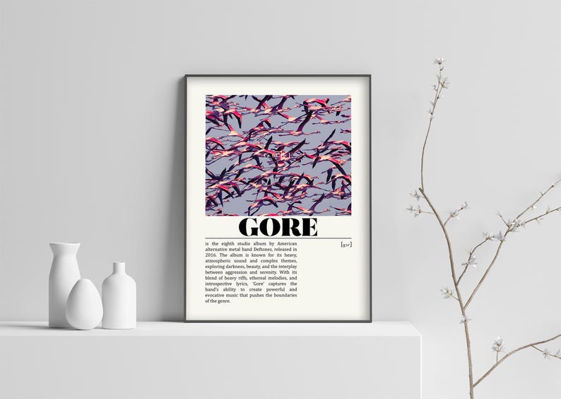 Deftones Posters Gore Poster Album Cover Poster Tracklist Poster Print ...