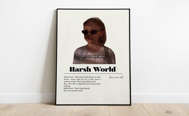 Uptown Girls Harsh World Poster Movie Poster Minimalist Movie Poster ...