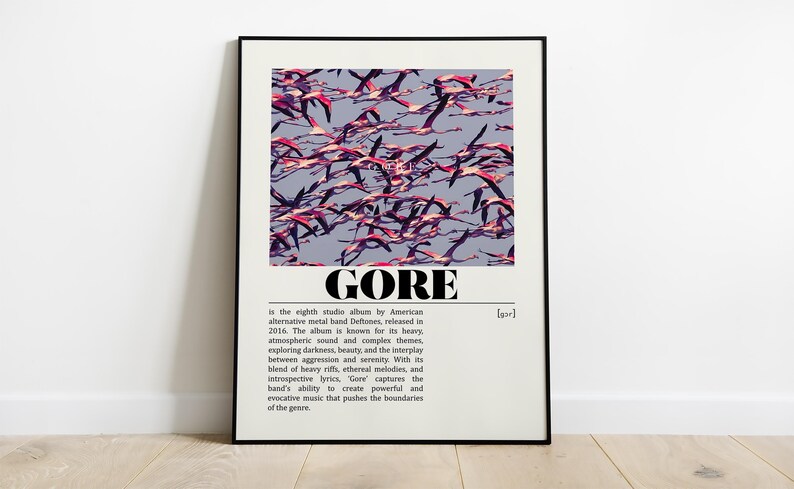 Deftones Posters Gore Poster Album Cover Poster Tracklist Poster Print ...
