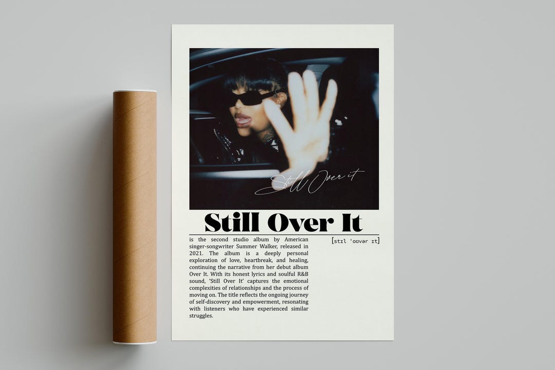 Summer Walker Still Over It Poster Minimalist Music Poster Vintage ...