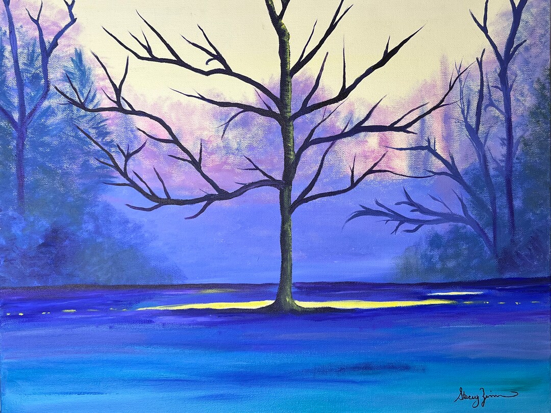 Tree of Inspiration, 16 X 20 Original Acrylic Painting - Etsy